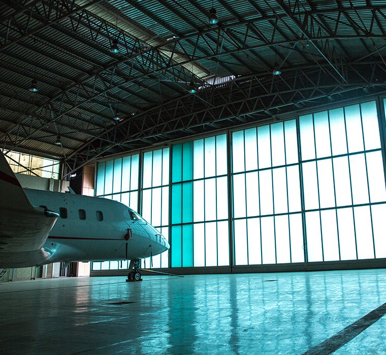 Dominion Air Hanger and Concrete Drive Way - Dutum