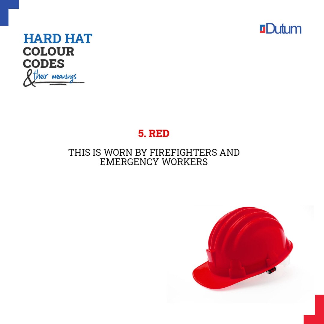 Hard hat color codes and their meanings - Dutum