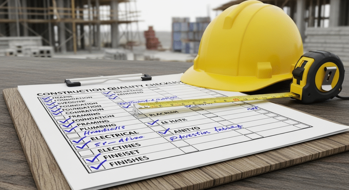 12 Construction Quality Control Checklist (Downloadable Template)